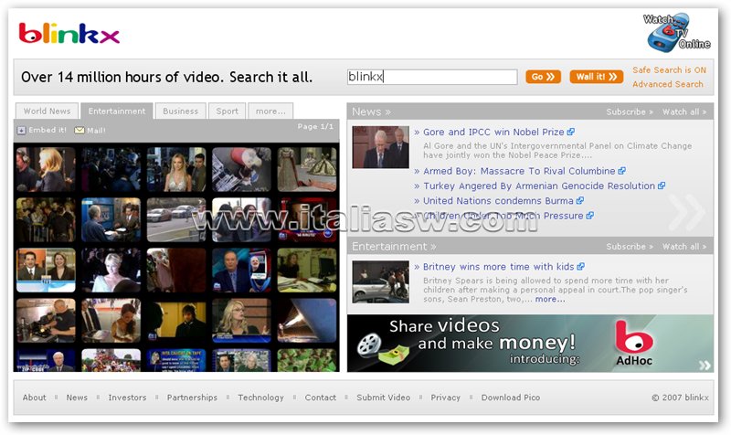 Blinkx, motore di ricerca video adottato dai Big • Pagina 2 • Italia SW